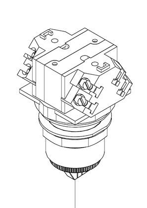 SELECTOR SWITCH 30MM TYPE K - 3D CAD | Schneider Electric