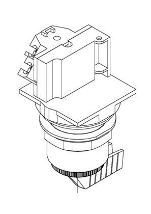 SELECTOR SWITCH 30MM - 3D CAD | Schneider Electric USA