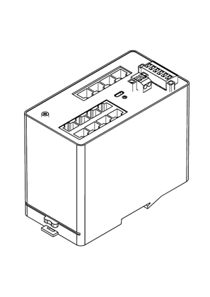 Modicon Managed Switch 8TX/4GE-TX_3D & 2D CADs - 3D CAD | Schneider ...