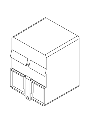 Modicon Managed Switch 20TX/4GE SFP_3D & 2D CADs - 3D CAD | 슈나이더 일렉트릭