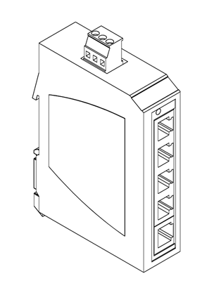 Modicon Unmanaged Switch 5TX_3D & 2D CADs - 3D CAD | 슈나이더 일렉트릭