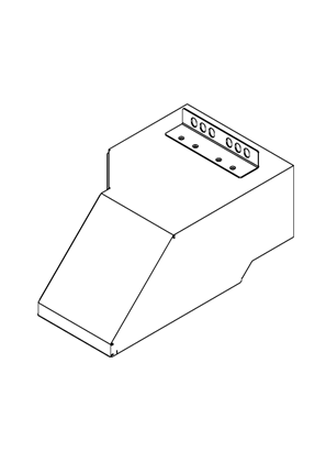 Kit of Inlet-Outlet Air Ducts - 3D CAD | Schneider Electric