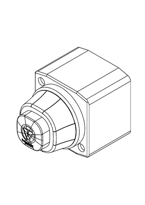 illuminated emergency stop control box 24V 2 colors white/red fixed 1NO ...