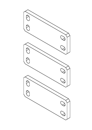 Power busbar kit, for 2 distant power modules, Altivar Process Modular ...