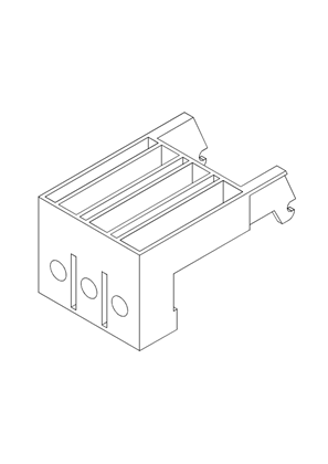 TeSys GV2 - large spacing adapter for GV2P & GV2L - 3D CAD | Schneider ...