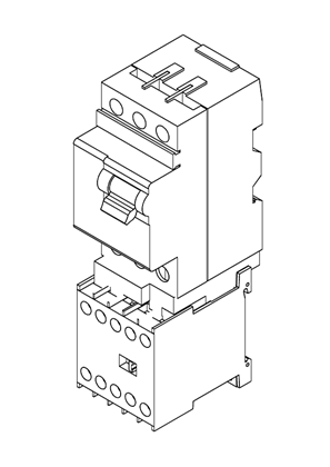 TeSys GV2 - GV2LE circuit breaker - 3D CAD | Schneider Electric