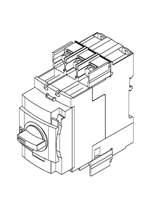 TeSys GV3 - TeSys GV3L - 3P - 62…73A -magnetic - 3D CAD | Schneider ...