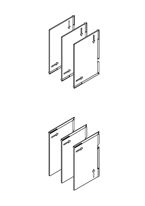 Compact NSX - 6 INTERPHASE BARRIERS INV INS NSX100 25 - 3D CAD ...