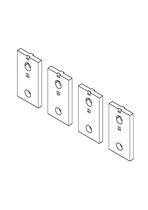 TeSys G - Straight Terminal Extension 4P G630-800 - 3D CAD | Schneider ...