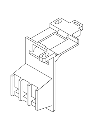 TeSys LR97D - TeSys D thermal overload relays - terminal block - 3D CAD ...
