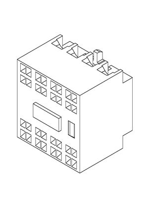 TeSys k, d, SK (auxiliary contactors) - CONTACTS BLOCK - 3D CAD | 슈나이더 일렉트릭