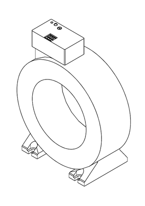CLOSED TOROID VIGIREX B TYPE TB120 - 3D CAD | Schneider Electric