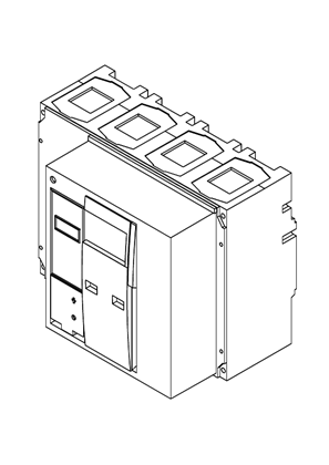 Compact NS - AP. DE BASE NS800 N 4P FIJO MDO ELEC - 3D CAD | Schneider ...