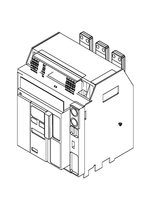 Masterpact MTZ - Front top / bottom connection - for Masterpact MTZ1 06 ...