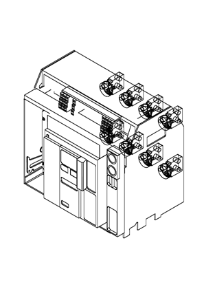 Masterpact MTZ - Vertical rear top/bottom connection - for Masterpact ...