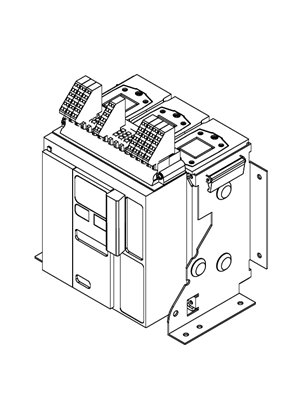 Circuit breaker Masterpact MTZ1 06...16 - 3P fixed - w/o Micrologic ...