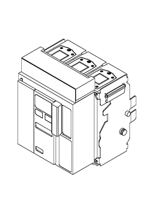 Circuit breaker Masterpact MTZ1 06...16 - 3P drawout - w/o Micrologic ...