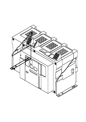 Masterpact MTZ - Circuit breaker MTZ2 20...40 - 4P fixed - right ...