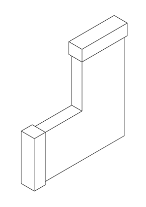 CANALIS KR 3X4000AL FIRE RATED EDGEWISE ELBOW / FCB - 3D CAD ...