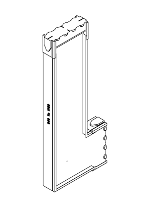 CANALIS KT 5X4000AL EDGEWISE ELBOW - 3D CAD | Schneider Electric