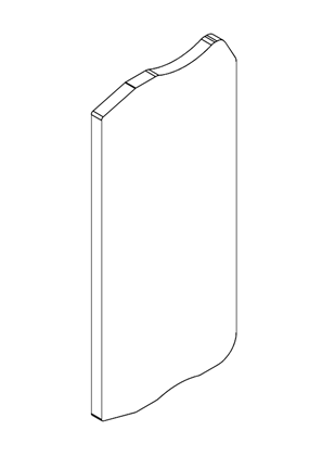 End Cover, for NSYTRR23 terminals - 3D CAD | Schneider Electric
