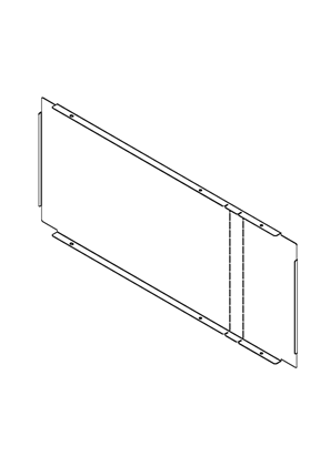 Inter-cubicles cover D500 - 3D CAD | Schneider Electric