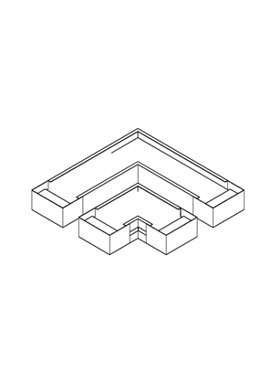 CANALIS KT 5X6300CO EDGEWISE ELBOW - 3D CAD | Schneider Electric
