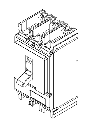 ComPacT BREAKER NSX630F AC 3P3D 7.3E - 3D CAD | Schneider Electric