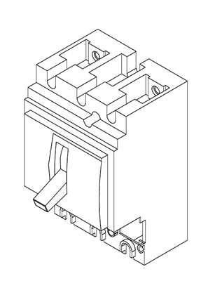 circuit breaker Compact NSX100F - 100 A - 2 poles - without trODA_IP ...