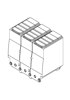 1 3P LONG TERMINAL SHIELD FOR SPREADER - 3D CAD | Schneider Electric