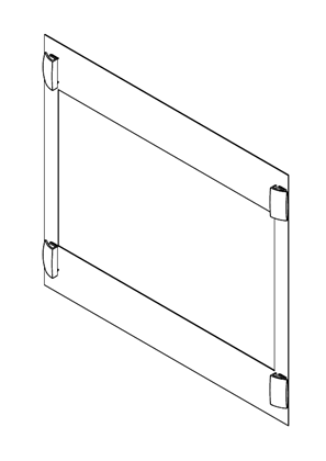 Prisma - Front plate for vertical ISFT630 - 3D CAD | Schneider Electric