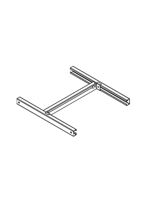 Prisma - Adjustable modular device rail, W = 400 mm - 3D CAD Diagramas ...