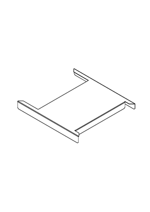 Prisma - Mounting plate for withdrawable NS1600-NT, 3P, W = 400 mm - 3D ...