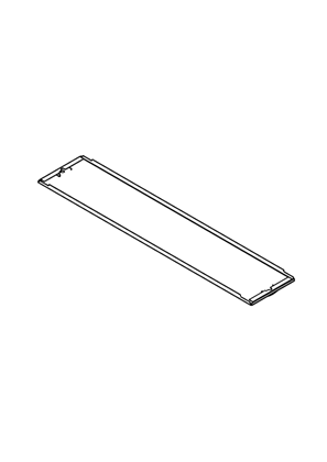 Prisma - Plain front plate, 3 modules, W = 750 mm - 3D CAD Diagramas ...
