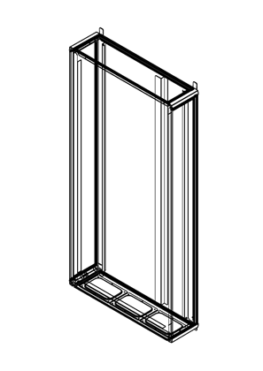 Prisma - Enclosure, IP55, 33 modules, W = 850 mm - 3D CAD | Schneider ...