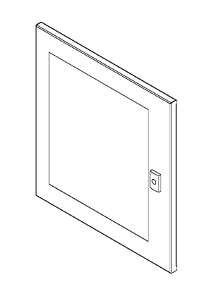 Prisma - IP55 TRANSPARENT DOOR 11M - 3D CAD | Schneider Electric