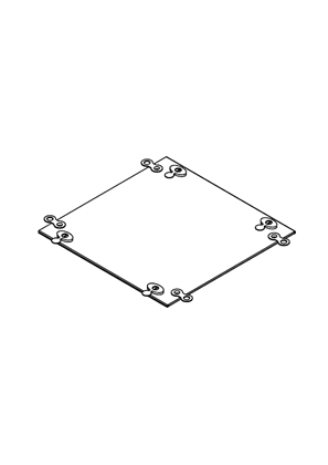 Prisma - IP30 PLAIN ROOF W400 D400 - 3D CAD | Schneider Electric