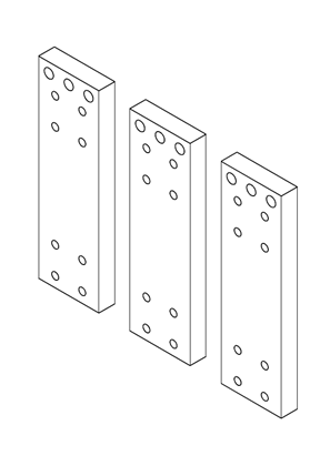 Masterpact NT/NW - Top front connection Masterpact NW08 to NW32 3P ...