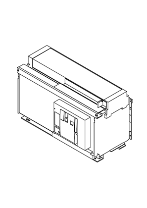 Masterpact NW - NW 40B H1 3P BASIC FRAME DRAWOUT - 3D CAD | Schneider ...