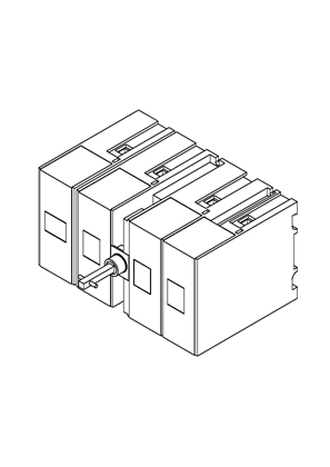 Fupact INF/ISFL/ISFT - FUSE SWITCH DISCONNEC TO R BODY INFC 4P - 3D CAD ...