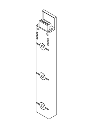 Fupact INF/ISFL/ISFT - ISFL 160 3P Bloc of 3 current transform - 3D CAD ...