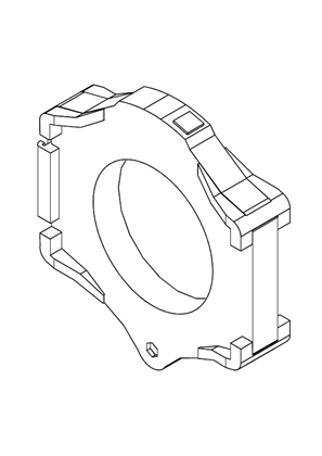 Vigirex - Split toroid for residual current protection TOA 120mm - 3D ...