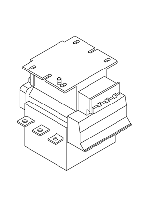 TeSys F magnetic latching contactor - 3P (3NO) - 185 A - AC-3 - 3D CAD ...