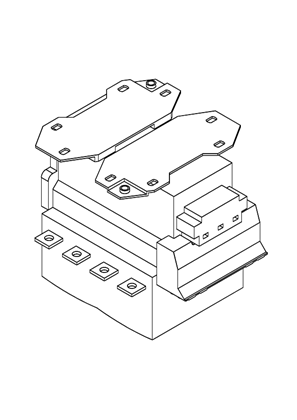TeSys F contactor - 4P (4 NO) - AC-1