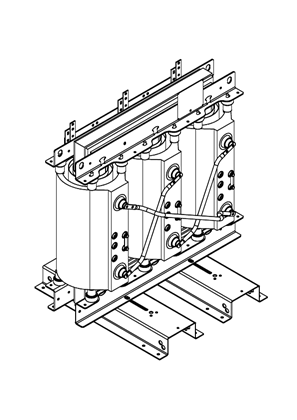 Trihal Dry Type Transfo 160kVA / 250kVA - 3D CAD | Schneider Electric