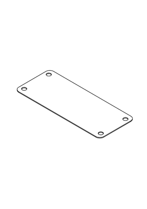 Spacial SF - Blank plate for FL21 cut out - 3D CAD | 슈나이더 일렉트릭
