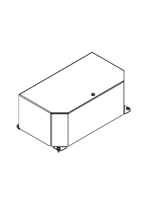 Spacial SFM - Partition box form 4b - 8M - 3D CAD | Schneider Electric