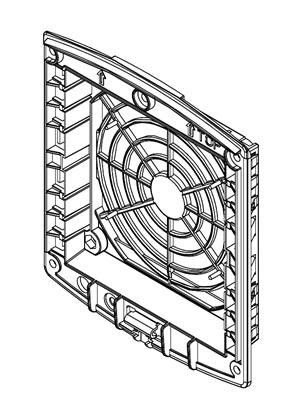 ClimaSys CV-CVSV - NSYCVF85M230DG SmartFan 85m3/h 230V IP54 - 3D CAD ...