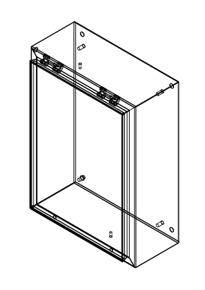 S3DB H400xW300xD150 - 3D CAD | Schneider Electric USA