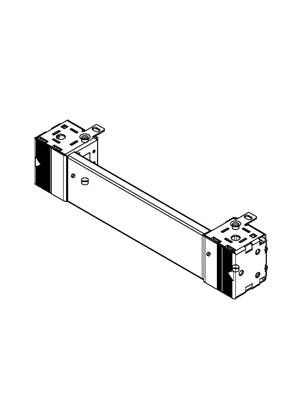 Spacial SFP - NSYSPF5100 - Front Plinth -100x500 mm - 3D CAD ...
